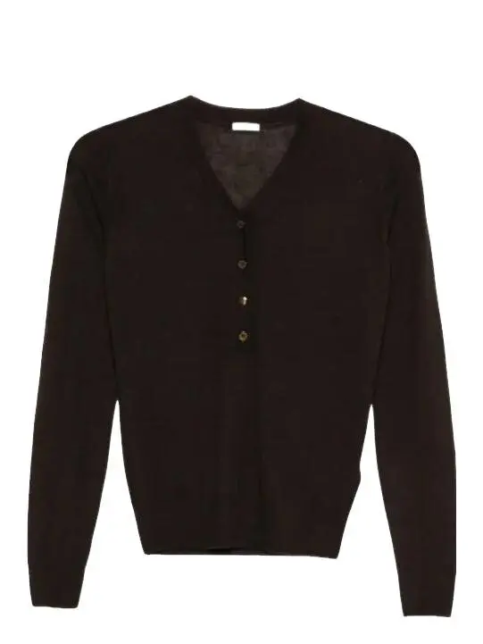 JOSEPH Gillies V-neck Sweater - Cocoa