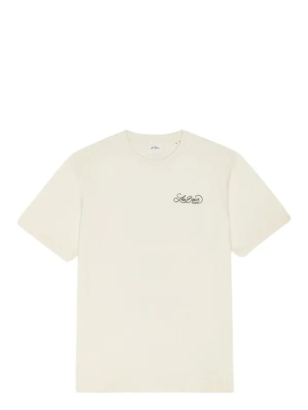 LES DEUX Organic Cotton T-shirt - Ivory