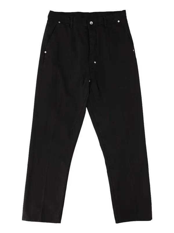 Rick Owens Cotton Denim Jeans - Black