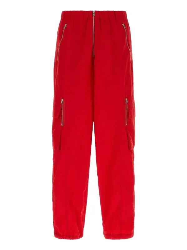 Fendi S Nylon Joggers - Red