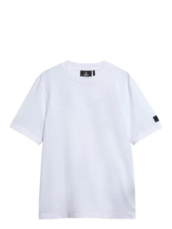 Barbour Sleevepatch Crewneck Tshirt - White