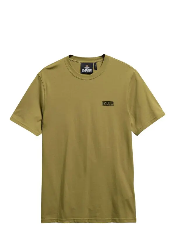 Barbour Wovenpatch Crewneck Tshirt - Green