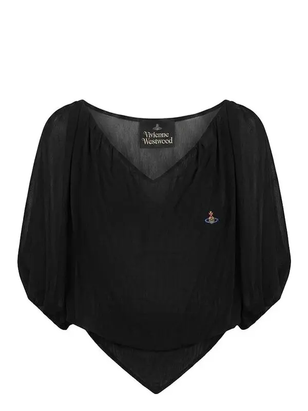 VIVIENNE WESTWOOD Mini Stane Rt Top - Black