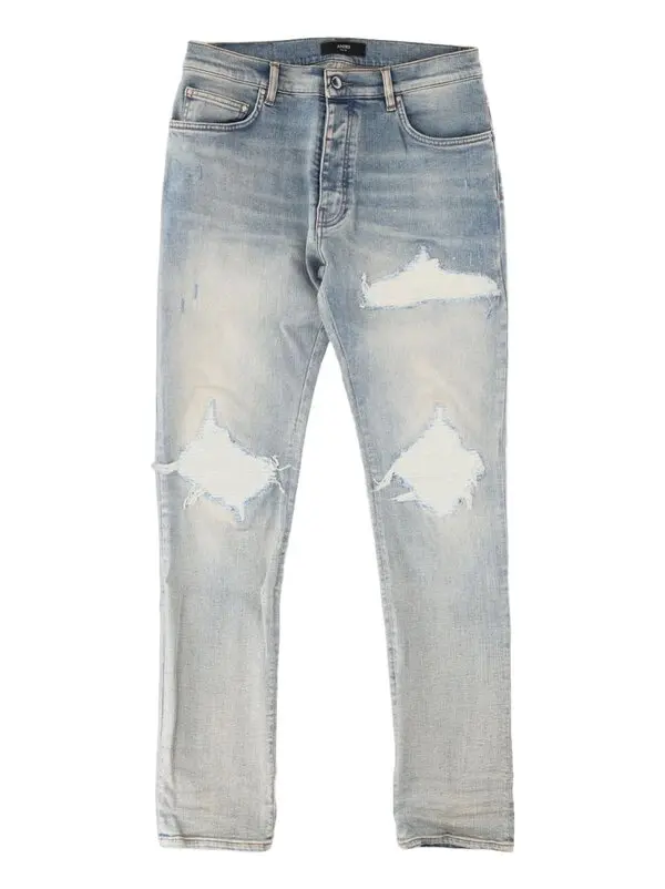 Amiri Premium Cotton Denim Jeans - Blue