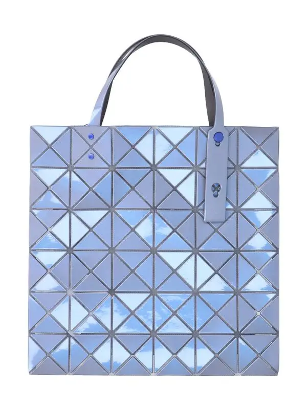 Issey Miyake Geometric Pvc Crossbody Bag With Nylon Pocket - Blue