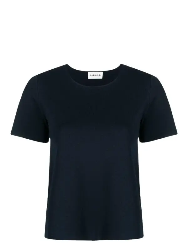 P.a.r.o.s.h Knitted T-shirt - Black