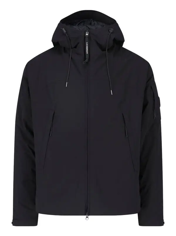 C.P. COMPANY Hooded Utility Jacket - Black