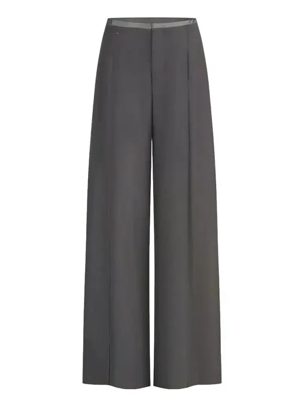 OUDE WAAG Tailored Panelled Trousers - Grey
