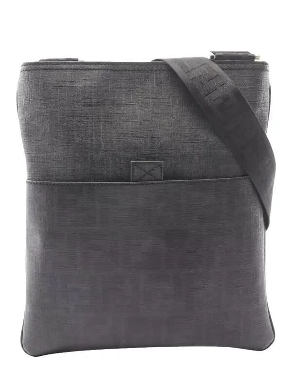 Fendi Zucca Spalmati Crossbody Bag - Grey