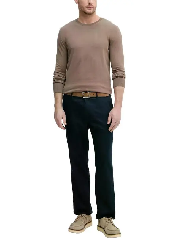 Sisley Straight-leg Chino Trousers - Blue