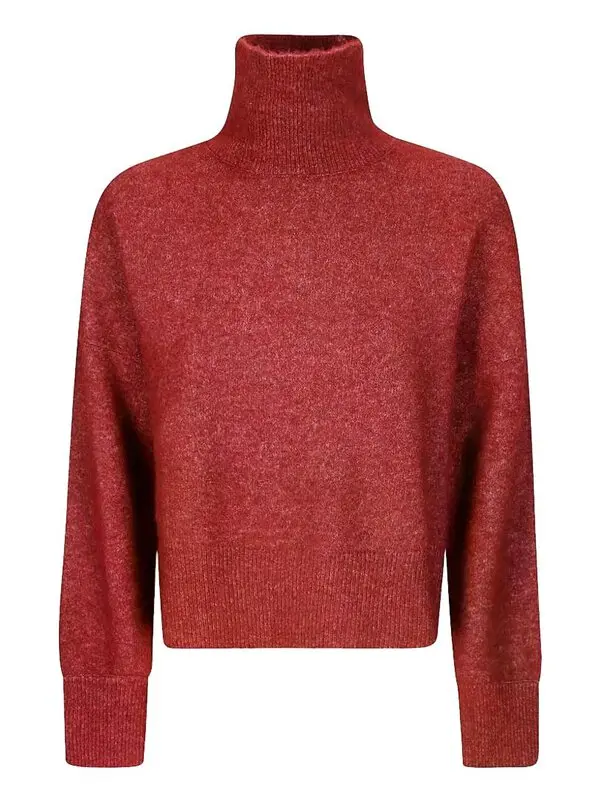 SAMSOE SAMSOE Nola Turtleneck Sweater - Red