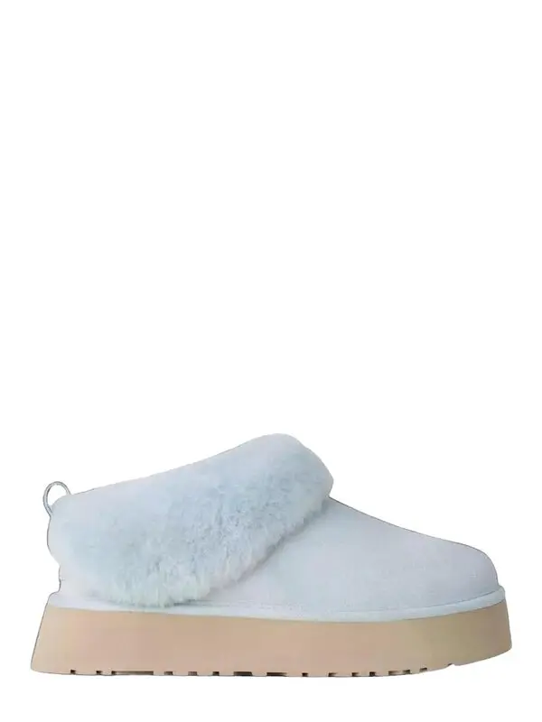 UGG Tazzelle Shearling-trim Platform Boots - Blue