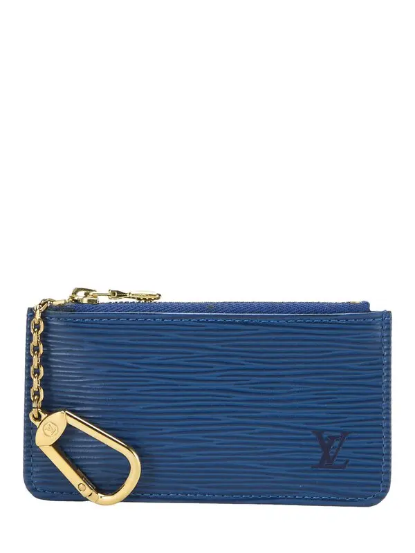 LOUIS VUITTON Epi Pochette Clefs - Blue