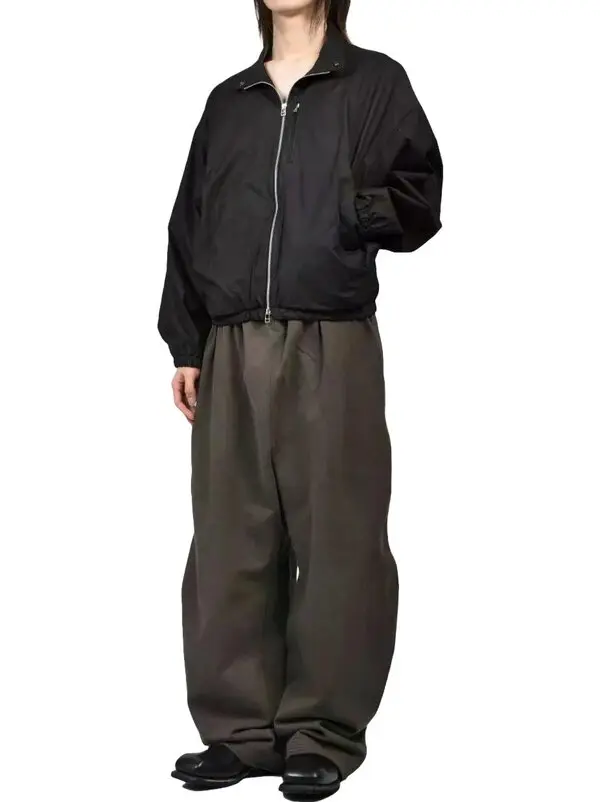 BIBLIOTHERK Draped Elasticated Track Pants - Grey