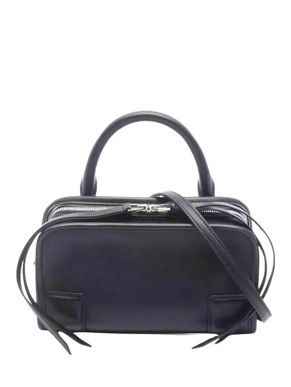 Loewe Mini Leather Amazona 180 Satchel - Black