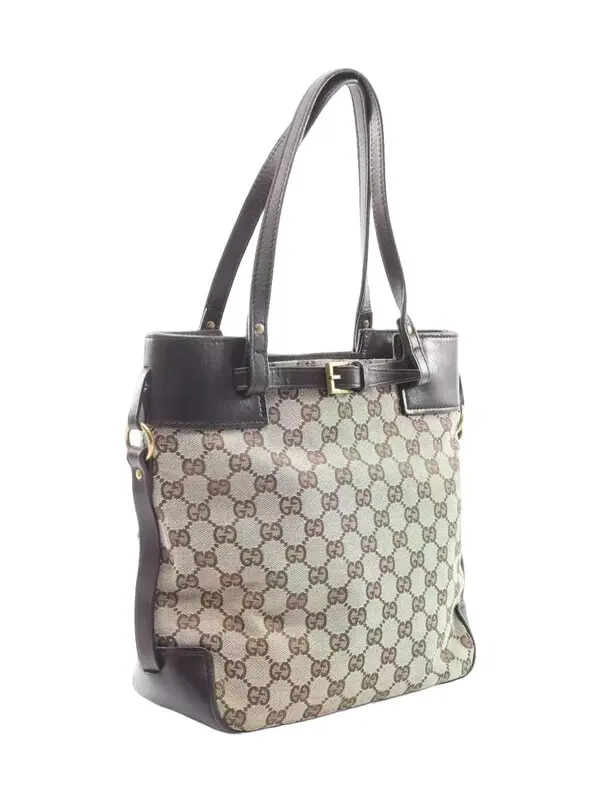 Gucci Gg Canvas Tote Bag - Neutrals