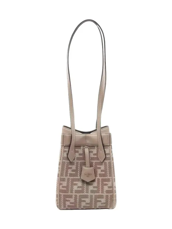 Fendi Mini Origami Shoulder Bag - Neutrals