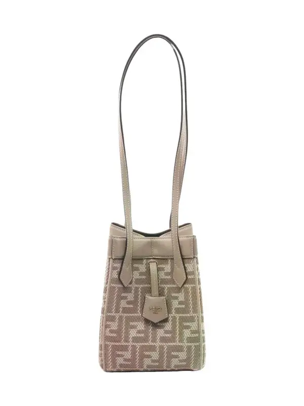 Fendi Mini Origami Shoulder Bag - Neutrals