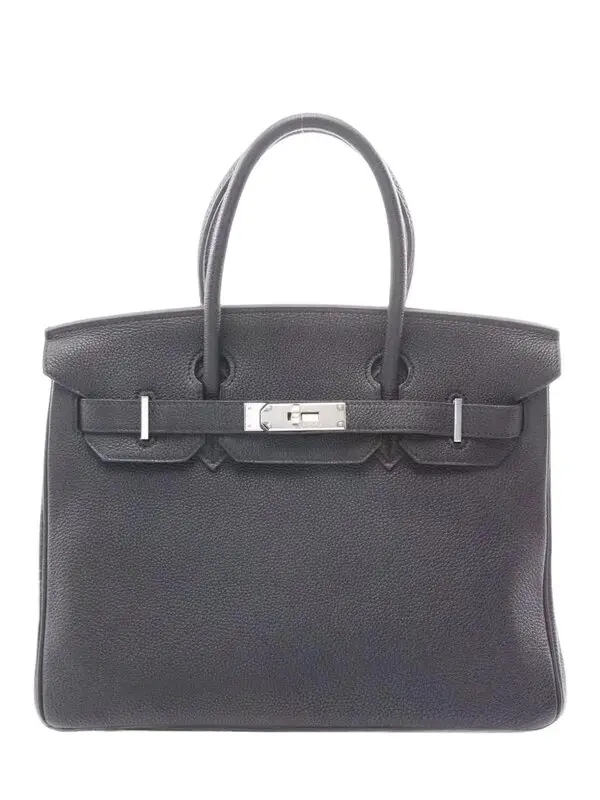 Hermès 2008 Birkin Togo Tote Bag - Black