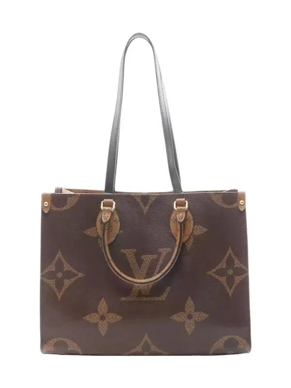LOUIS VUITTON Monogram Giant On-the-go Mm Tote Bag - Brown