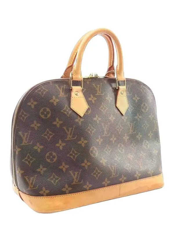 LOUIS VUITTON Monogram Alma Tote Bag - Brown