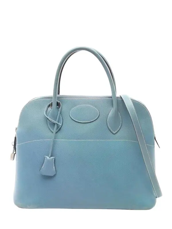 Hermès Epsom 35 Bolide Tote Bag - Blue