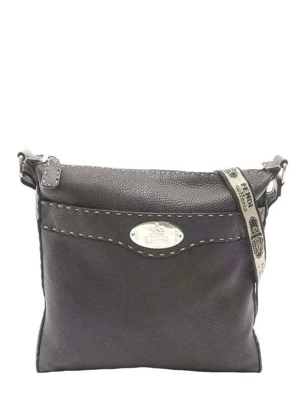 Fendi Selleria Crossbody Bag - Brown