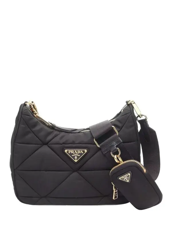 Prada Quilted Shoulder Bag - Black