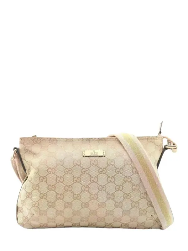 Gucci Gg Canvas Shoulder Bag - Neutrals