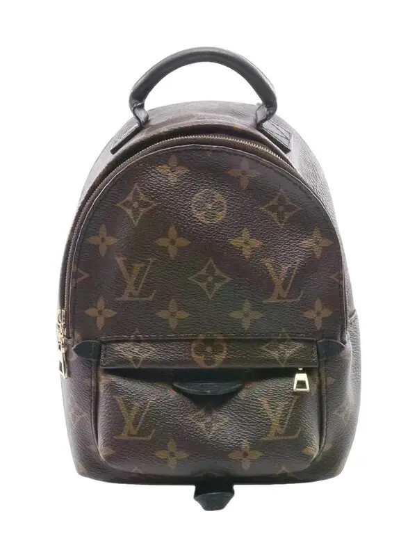 LOUIS VUITTON Monogram Palm Springs Mini Backpack - Brown