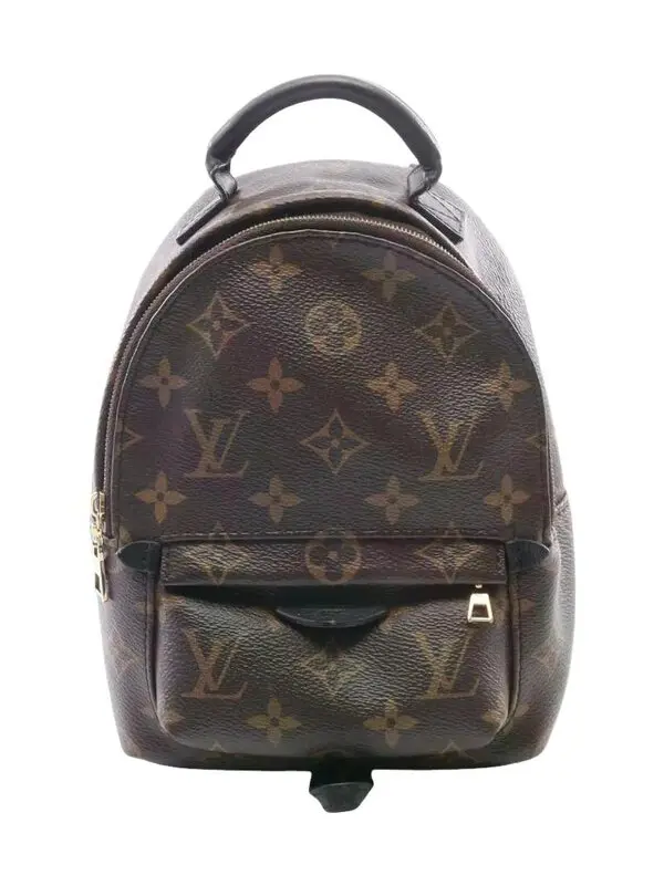 LOUIS VUITTON Monogram Palm Springs Mini Backpack - Brown