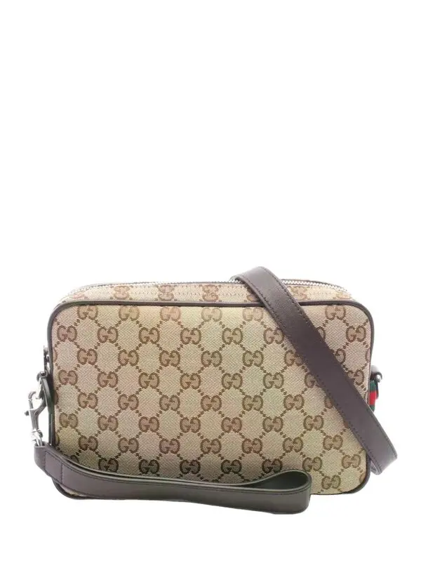 Gucci Gg Canvas Shoulder Bag - Neutrals