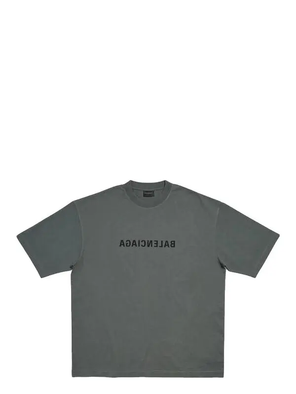 Balenciaga Mirror T-shirt Medium Fit - Grey