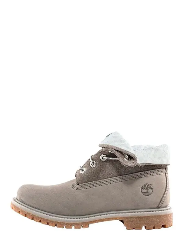 Timberland Roll Top Boots Basic 'medium Grey With Light Grey - Grey/brown