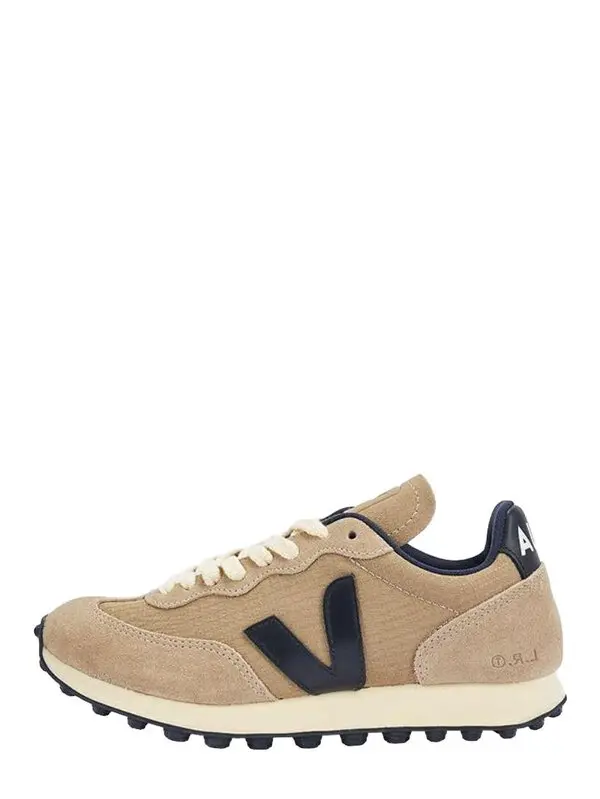 VEJA Rio Branco Lace-up Sneakers - Khaki/navy