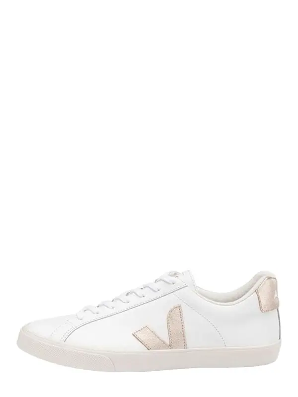 VEJA Esplar Lace-up Sneakers - White/gold