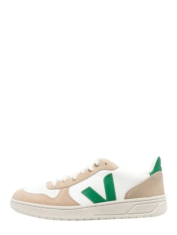 VEJA Chromfree Low-top Sneakers - White/beige/green