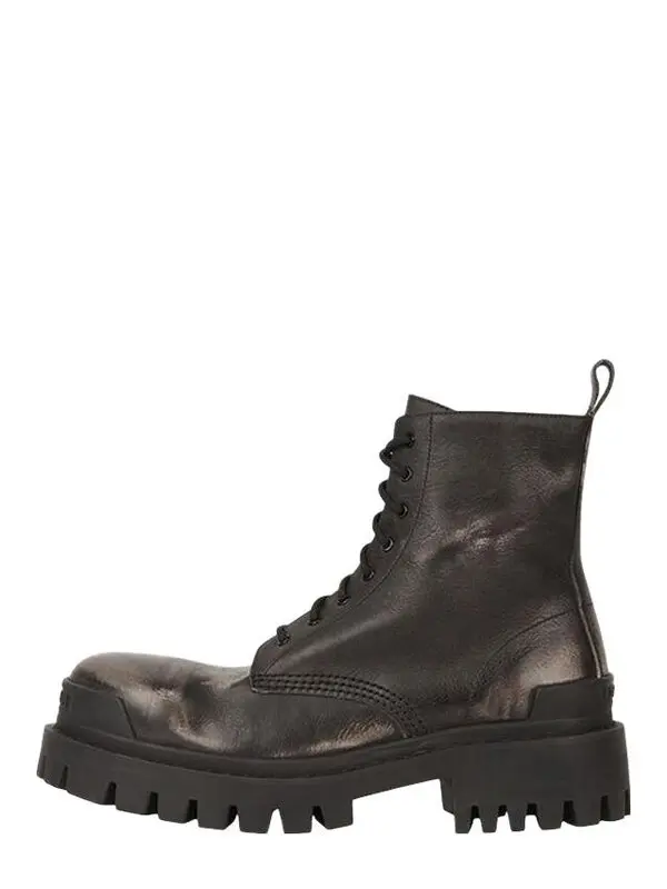 Balenciaga Strike Boots - Black/brown