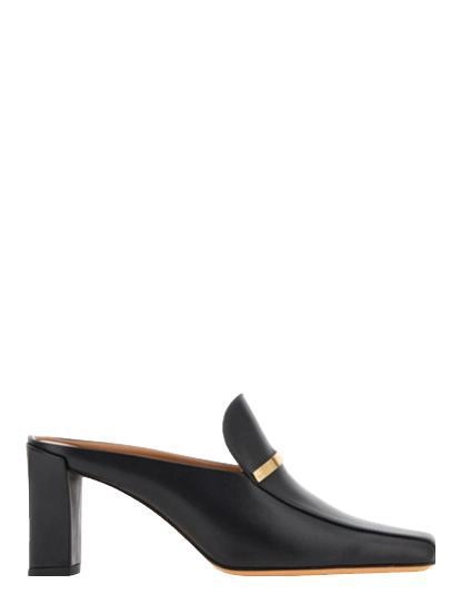 TOD'S Square-toe Slip-on Sandals - Nero