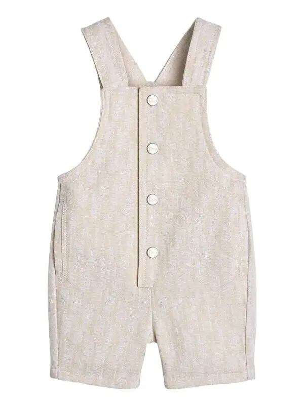 Dior Jacquard Overalls - White