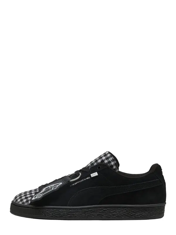 PUMA Porsche Legacy Suede Classic Pepita Sneakers - Black