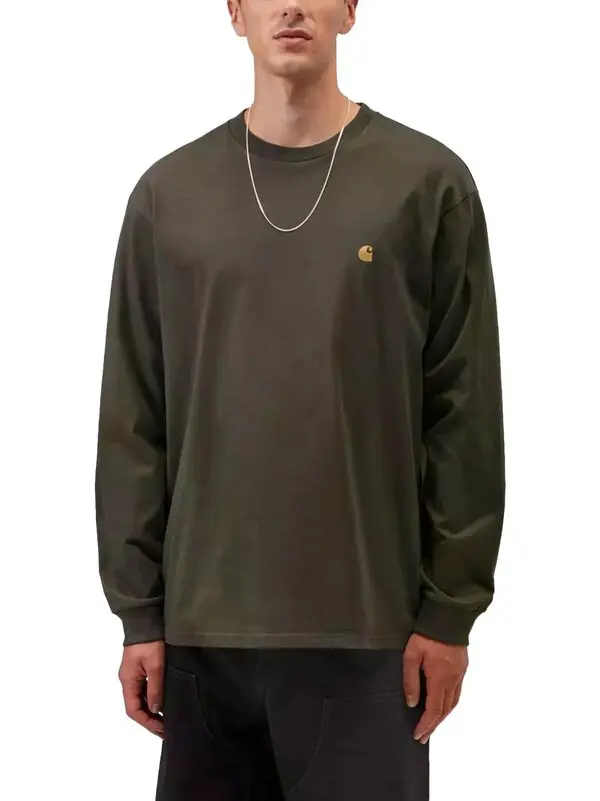 Carhartt Work In Progress Long Sleeve Chase T-shirt - Brown