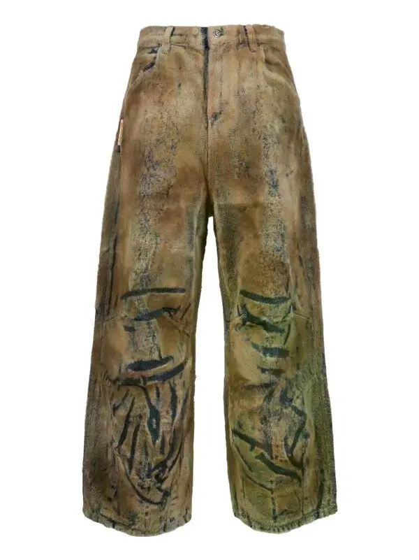 NAPAPIJRI Flocked Trousers - Brown