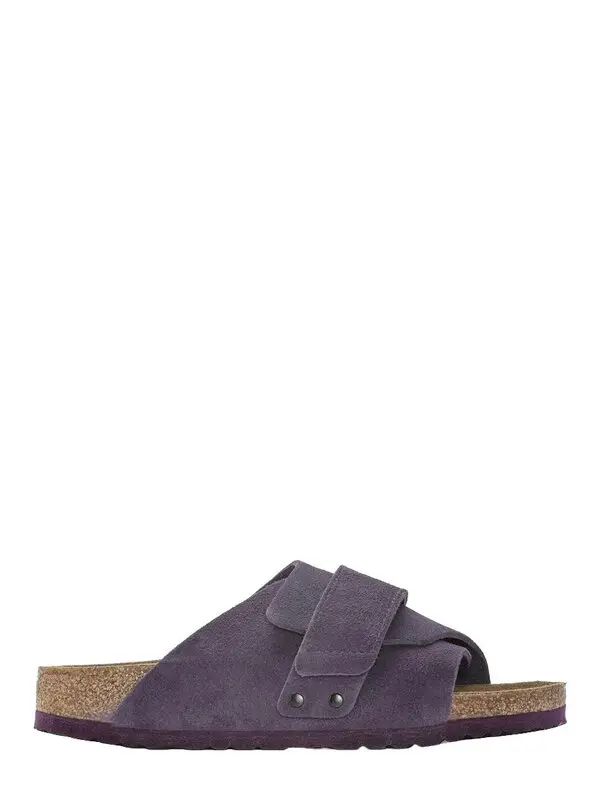 BIRKENSTOCK Kyoto Suede Sandals - Wine