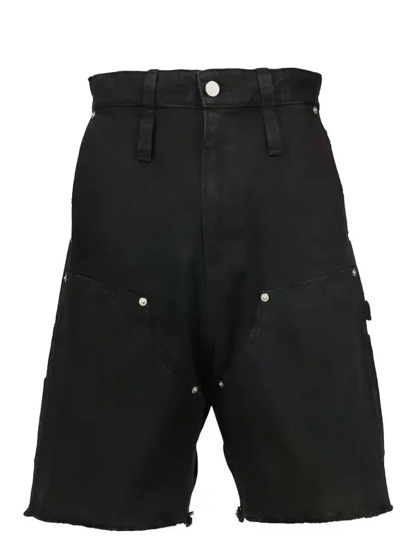 WIZZARD Double-knee Pleated Shorts - Black