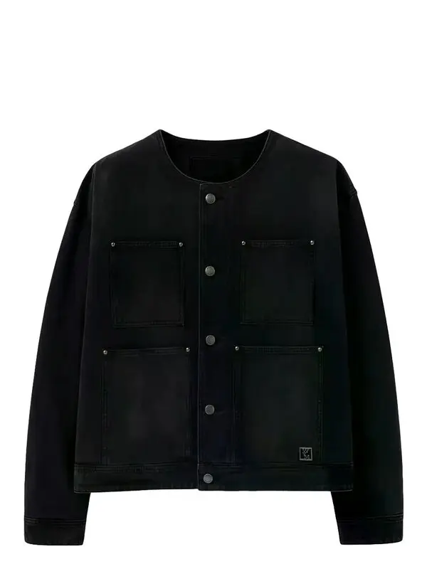 WOOYOUNGMI Long-sleeve Pocket Jacket - Black