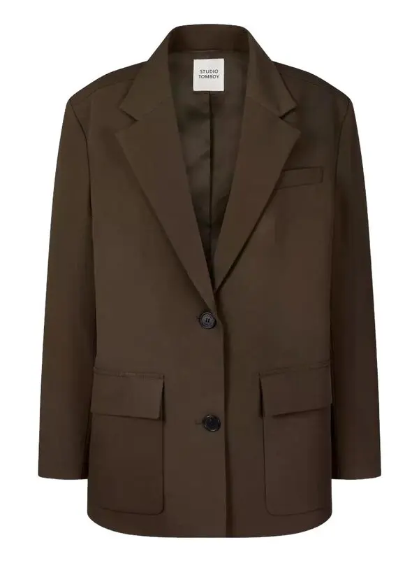 STUDIO TOMBOY Single-breasted Blazer - Brown