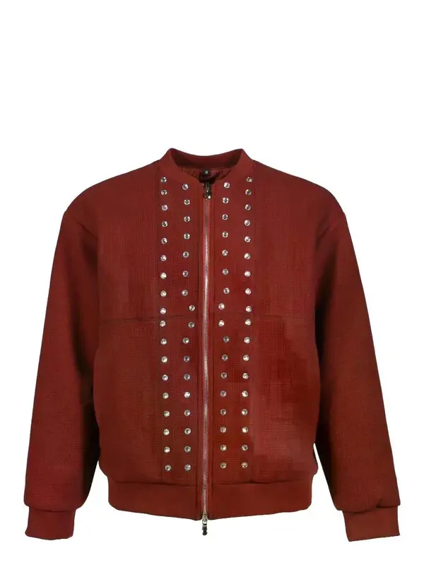 THE EDGE OF EARTH™ Barilouche Crystal-embellished Quilted Jacket - Red