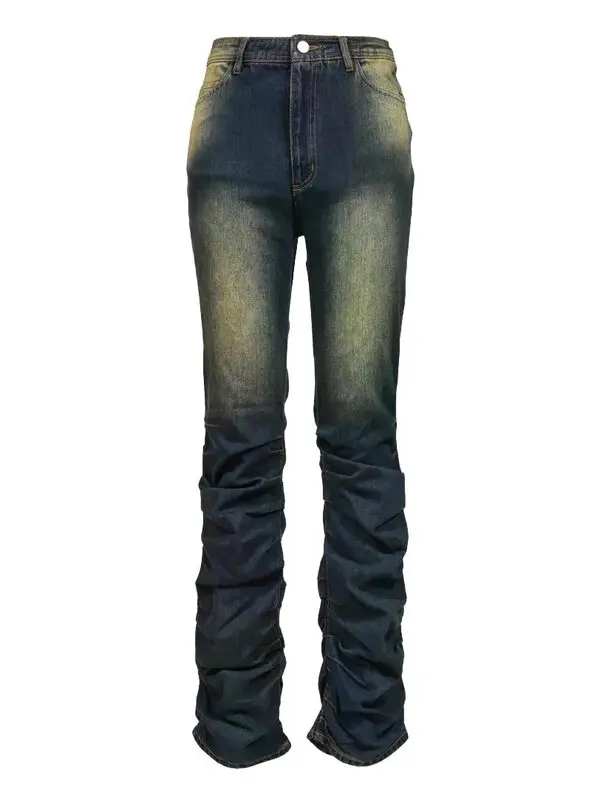 VIVAMUS Shaggy-detail Slim-fit Jeans - Blue
