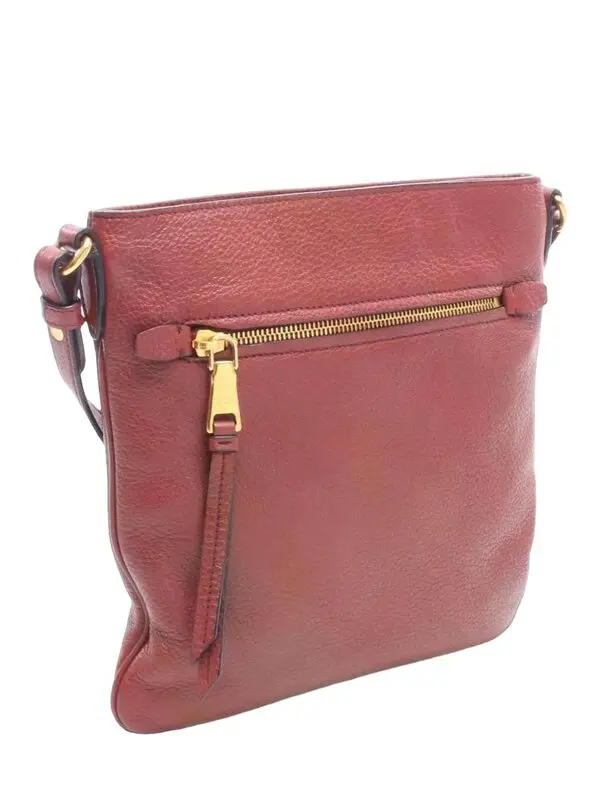 Prada Vit.daino Shoulder Bag - Red